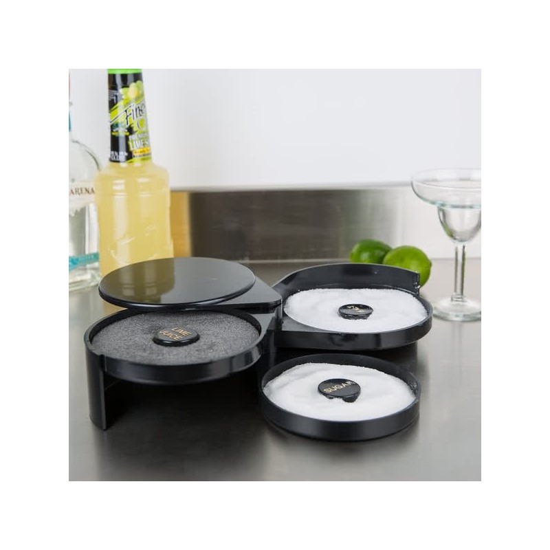 Glass Rimmer 3 Compartments | Elara Trading Bar Tools Supplier in Dubai