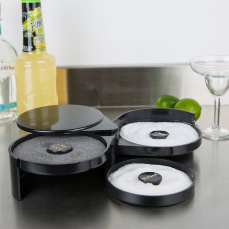 Glass Rimmer 3 Compartments | Elara Trading Bar Tools Supplier in Dubai