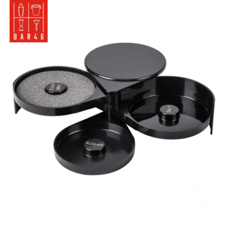 Glass Rimmer 3 Compartments | Elara Trading Bar Tools Supplier in Dubai