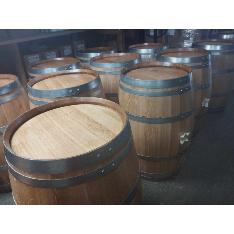 Oak Wood Barrel 225L | French Oak Decor Barrel