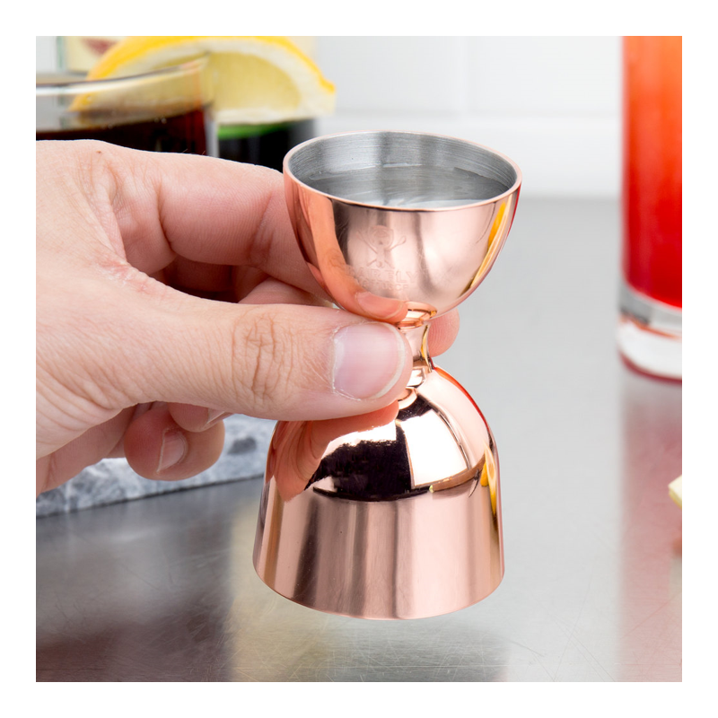Leopold Jigger Copper 30/60ml – Elara Trading Bar Measuring Tool